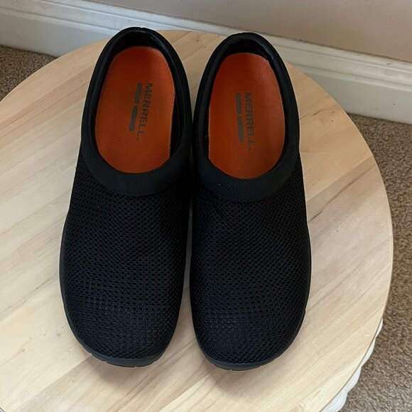 Merrell | Shoes | Merrell Womens Black Primo Breeze Mesh Slides Clogs ...